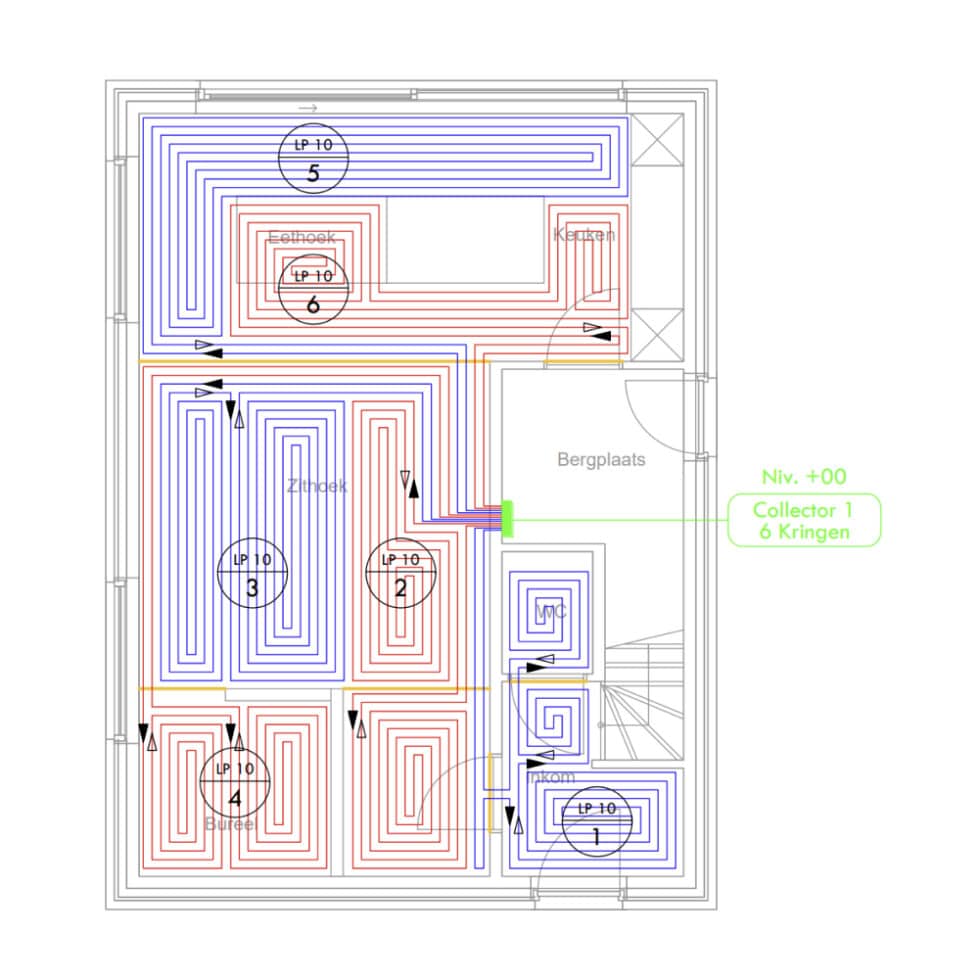 Legplan vloerverwarming | Thermoduct